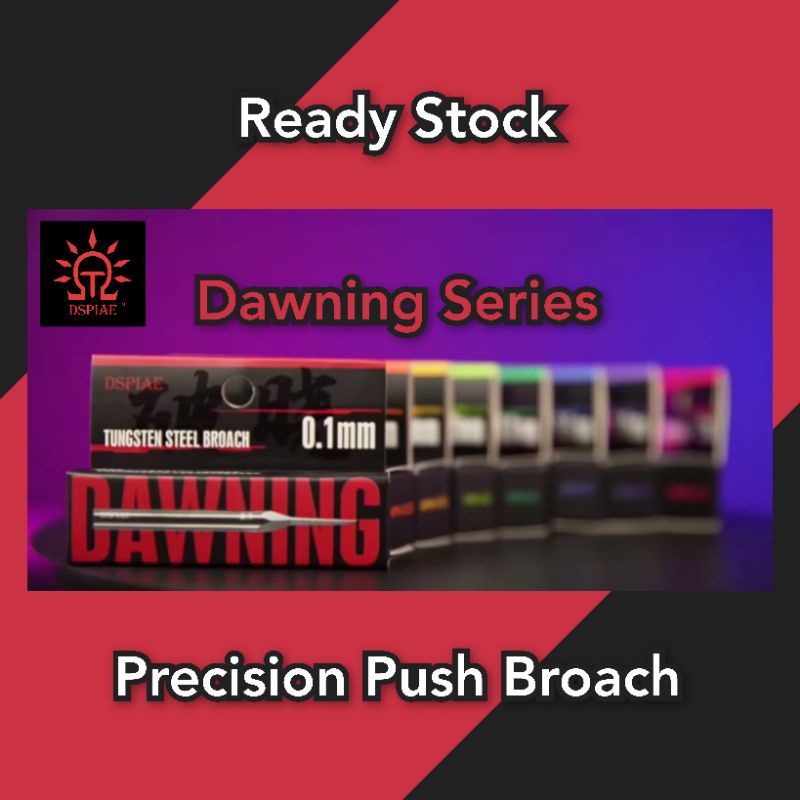 [Ready stock] DSPIAE XPB Dawning Tungsten Steel Push Broach Plastic ...