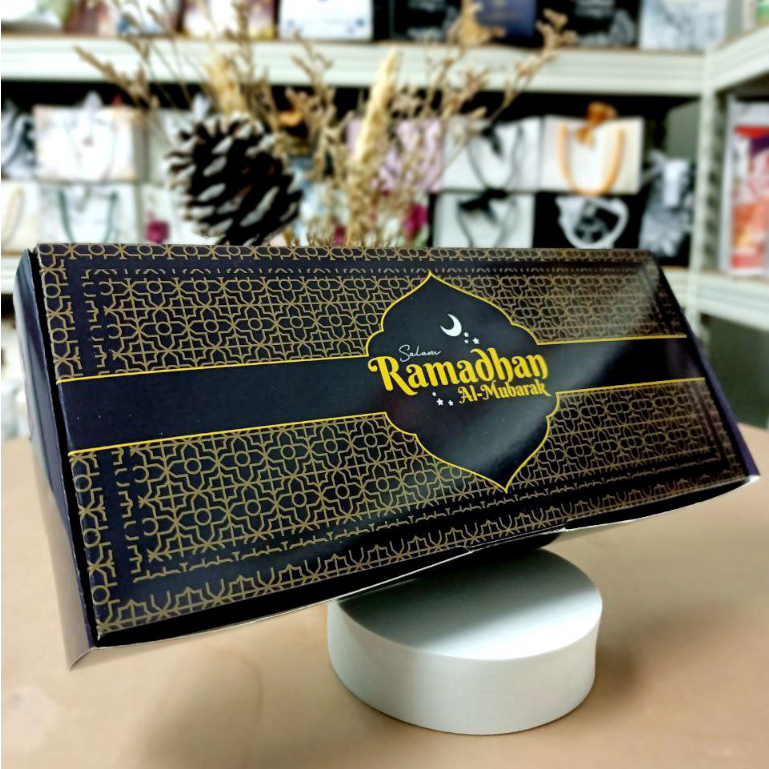 [NEW ITEM] 1 PCS KOTAK KURMA /X LONG FLAT BOX /RAMADHAN BOX/IFTAR BOX ...