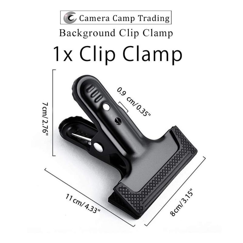 Clip Clamp with Spigot 1/4" Screw for Photography (can support use ...