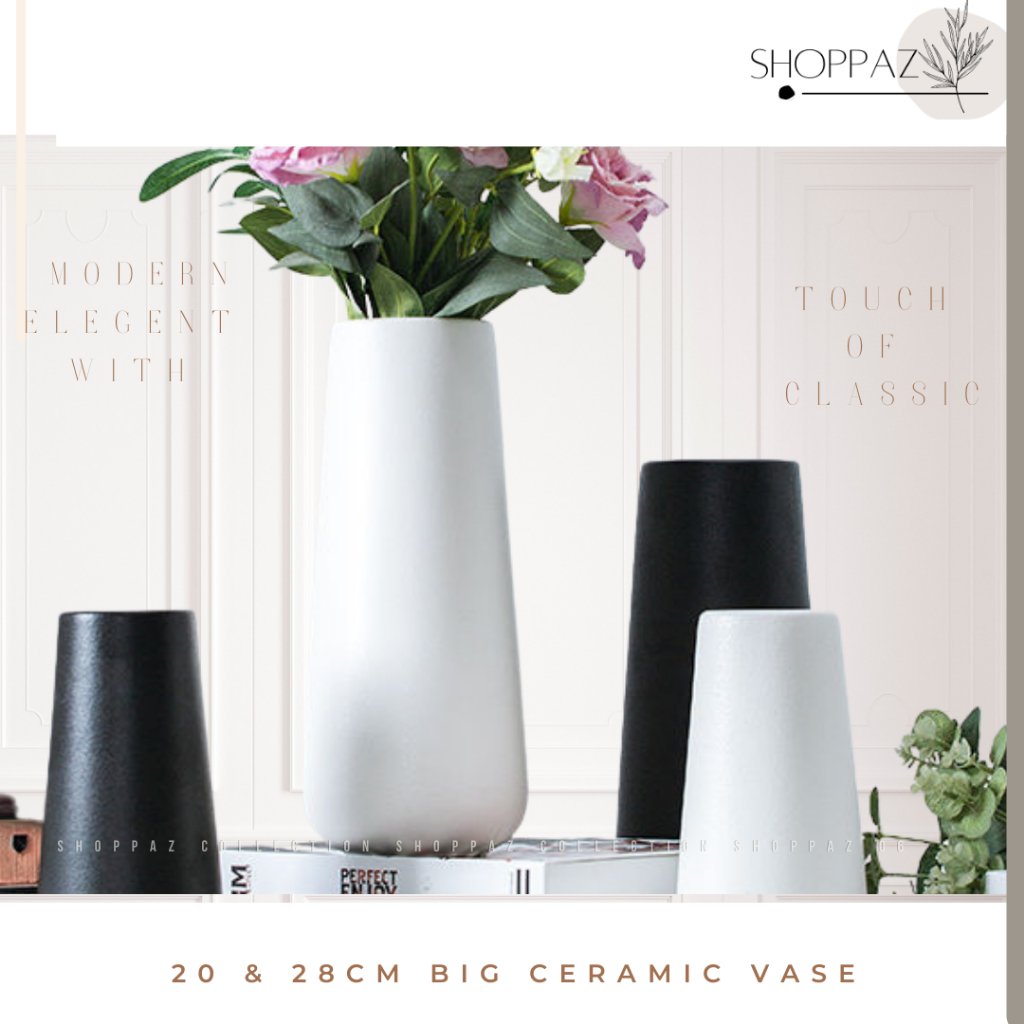 Shoppaz Modern Vase Flower Vase Flower Deco Big Vase Pot Nordic ...