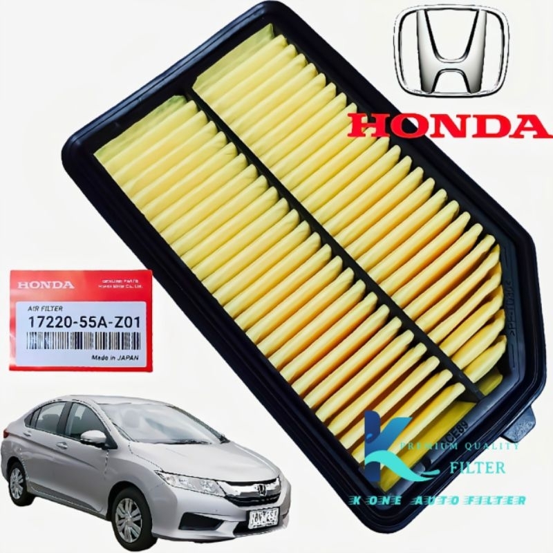 Honda City GM6 T9A, Jazz GK, BRV (2014-2018) Air Filter (17220-55A-Z01 ...