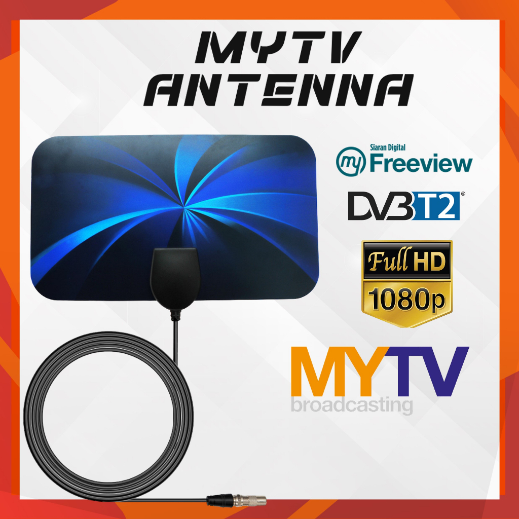 MyTv Antenna New Design Wave myFreeView Indoor Antena MyTv Decoder Full ...