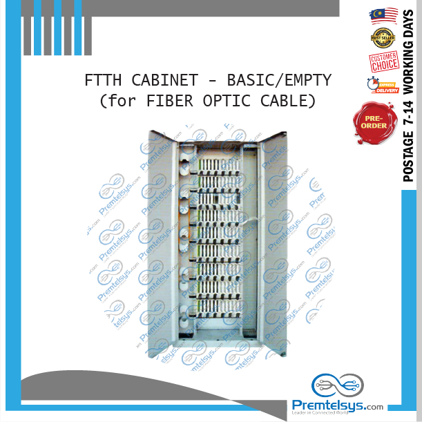 [PRE-ORDER] FTTH Cabinet for fiber optic cable 1pcs Empty | Shopee Malaysia