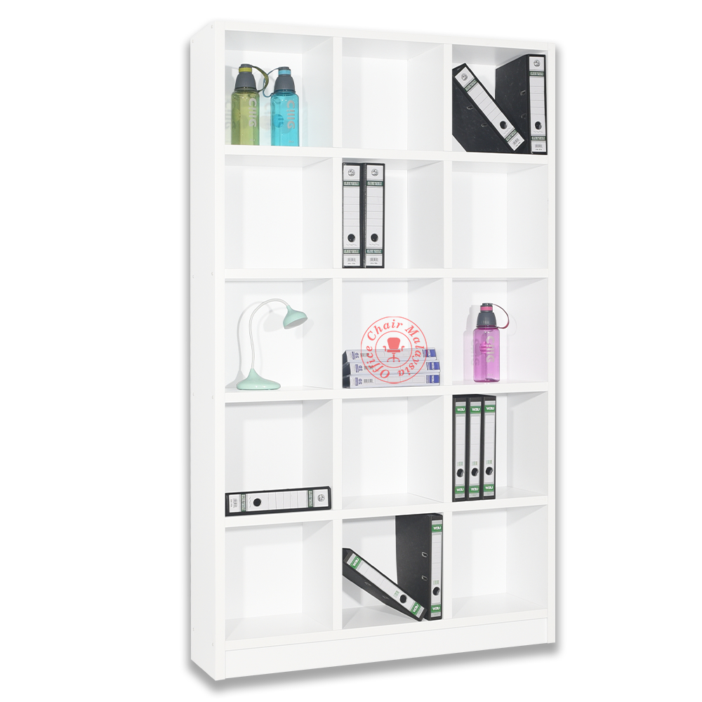 [30mm Thicker] 8 10 12 15 20 Compartment Bookshelf File Cabinet Bookcase Office Rack