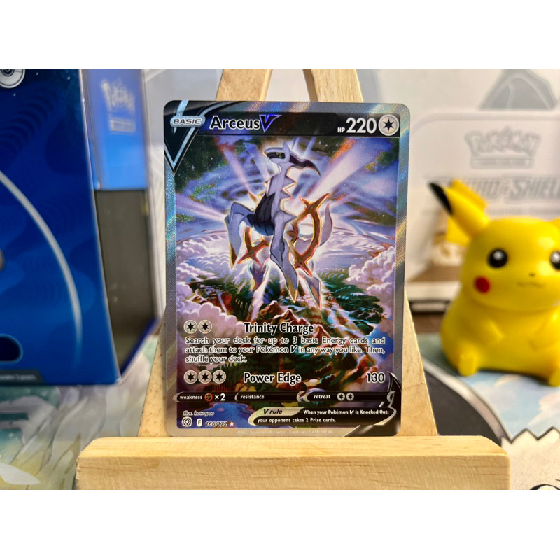 Pokemon TCG Arceus V 166/172 Alt Art - Brilliant Stars Single | Shopee ...