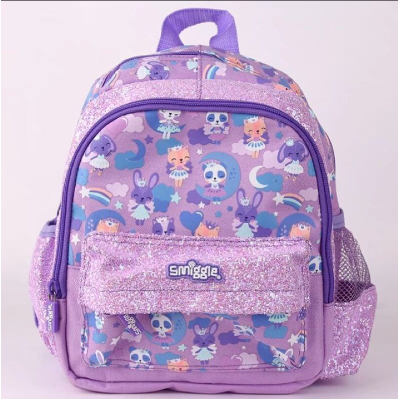SMIGGLE TEENY TINY JUNIOR BACKPACK (Purple Panda Bear) | Shopee Malaysia