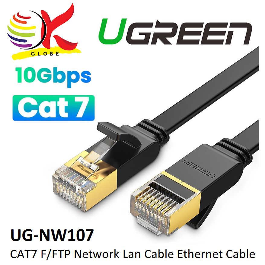 UGREEN CAT 7 F/FTP LAN CABLE ETHERNET PATCH CABLE GIGABIT RJ45 NETWORK ...
