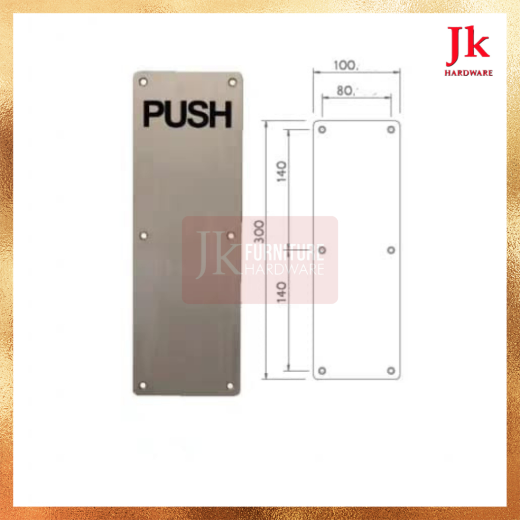 Stainless Steel Push Pull Handle Set Pull & Push Door Handle 不锈钢推拉扶手 ...
