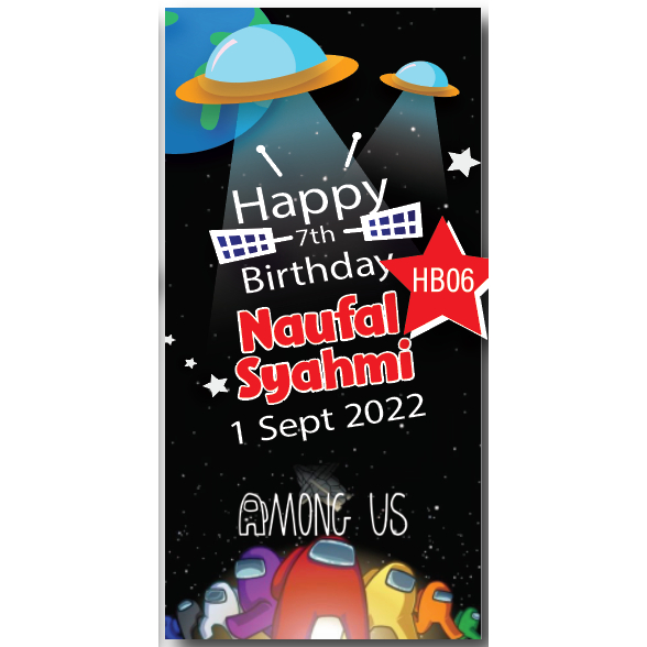 Happy Birthday Sticker / Selamat Hari Jadi Sticker / Sticker Kotak ...