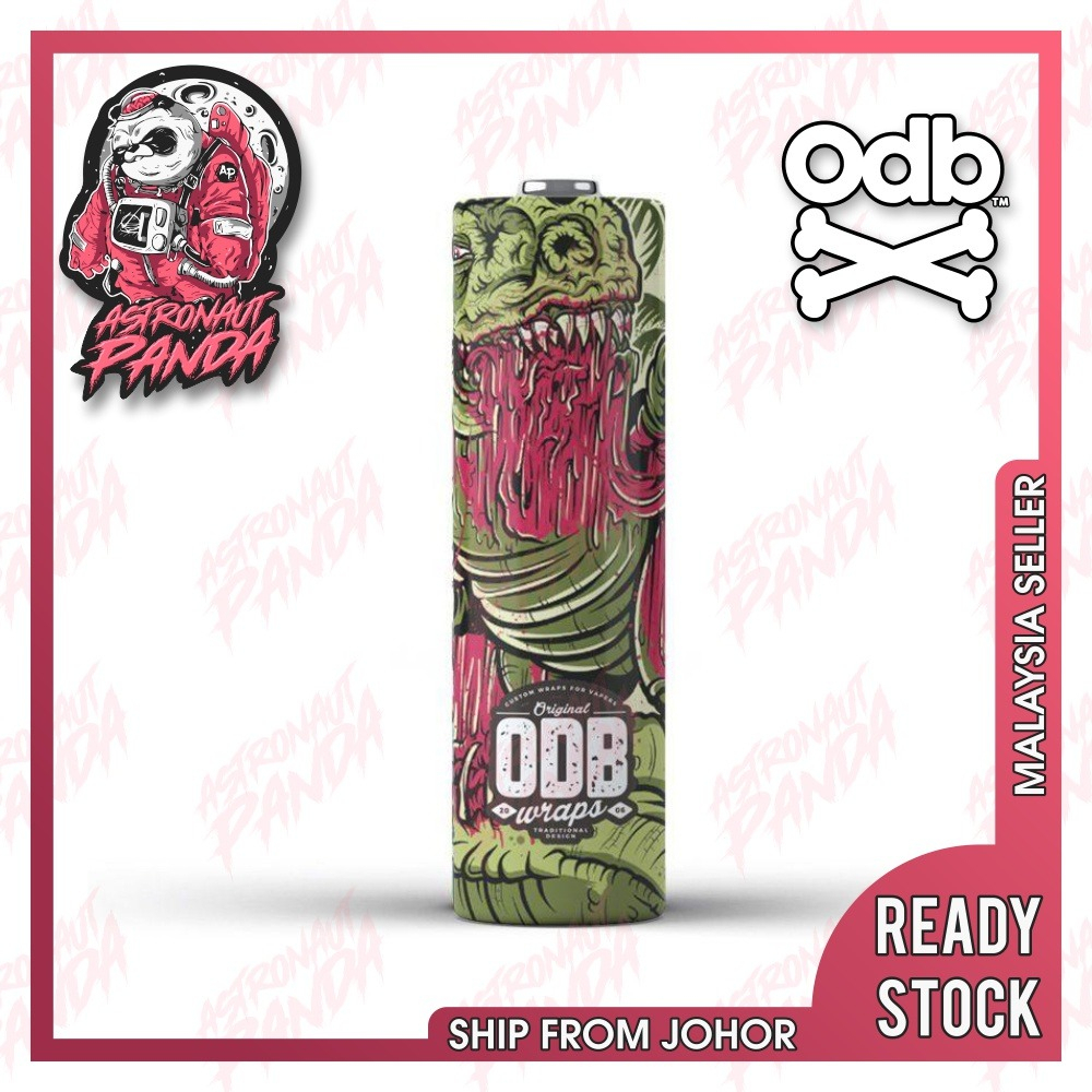 (Ready Stock) ODB Wraps 18650 Battery Wrap (Astronaut Panda) | Shopee ...