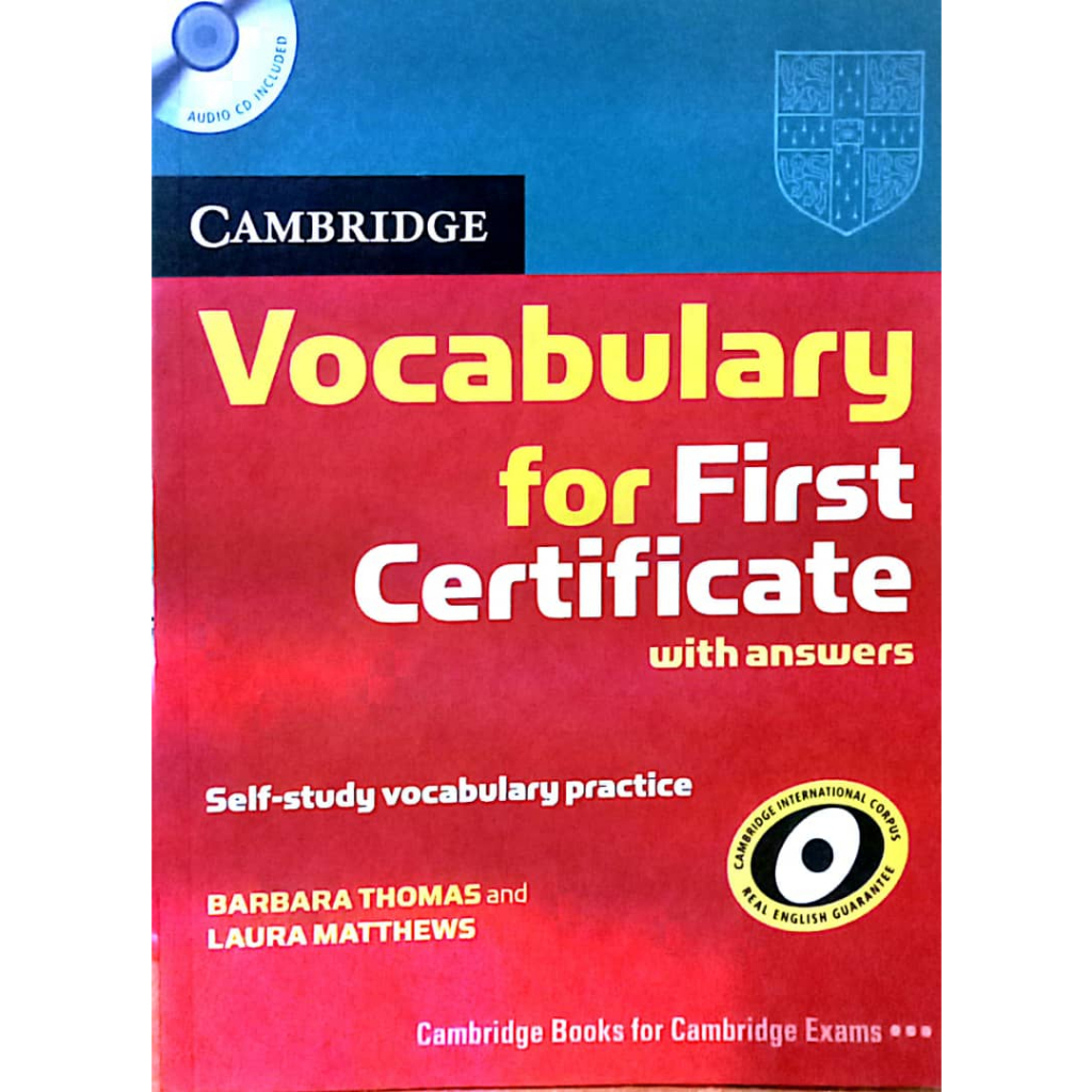 VOCABULARY FOR FIRST CERTIFICATE (CAMBRIDGE) | Shopee Malaysia