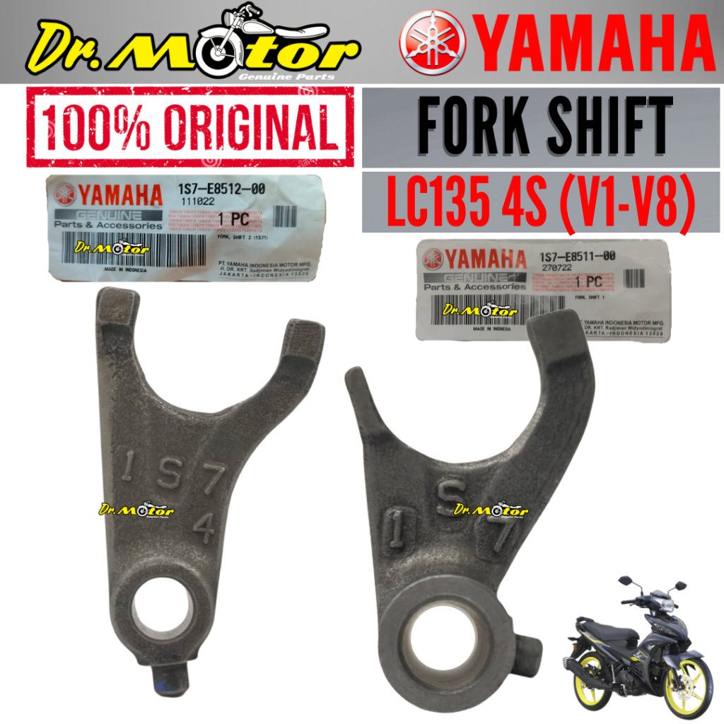 LC135 4S V1-V8 LC135Fi LC 135 V8 Fi GEAR FORK SHIFT CAM KETAM CABANG ...