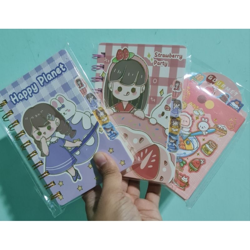 Buku nota cute note book cheerful | Shopee Malaysia
