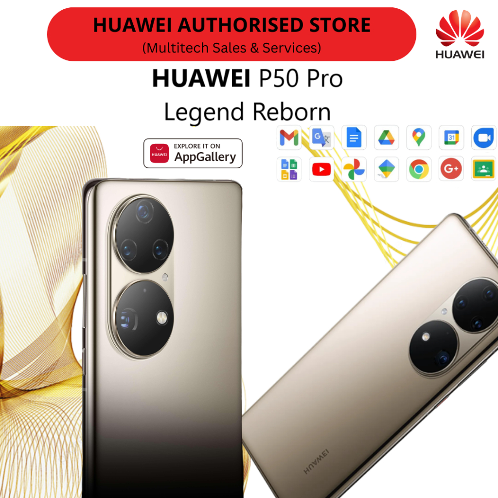 Huawei P50 Pro Smartphone 8GB + 256GB 50MP True Form Dual Matrix Leica ...