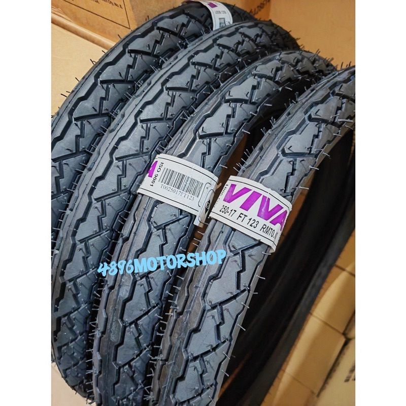 VIVA ARC MOTORCYCLE TYRE TAYAR BUNGA SOTONG FT123 225/17 250/17 TUBE ...