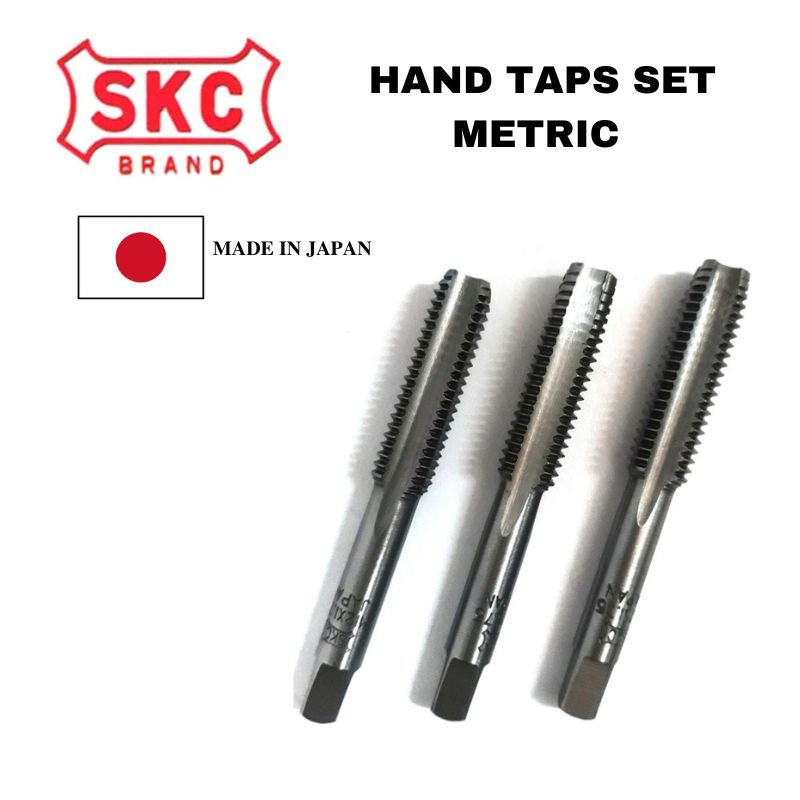 SKC Hand Taps Set 3Pcs Metric (MM Size ) For Professional Thread Tools ...