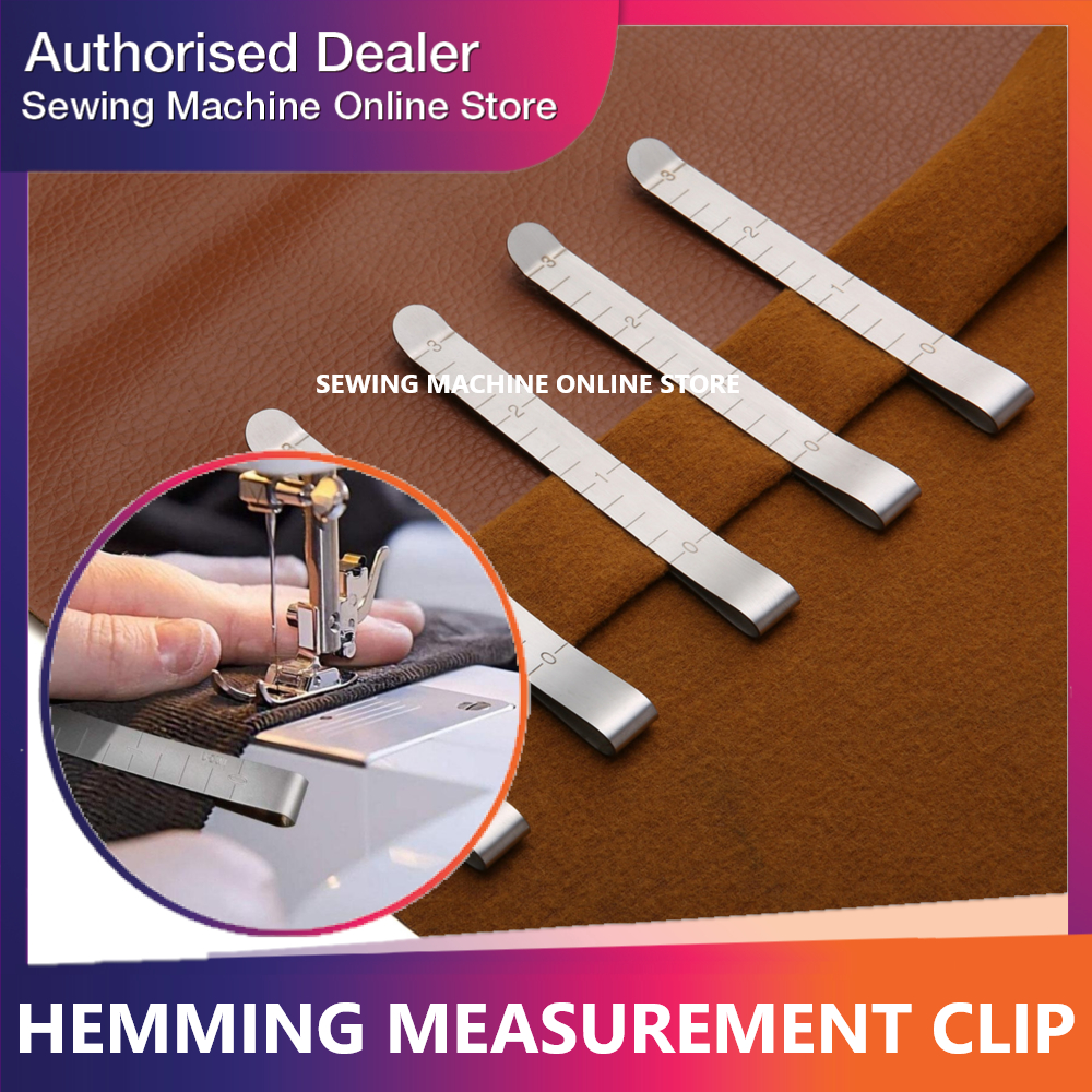 🔥READY STOCK🔥 Stainless Steel Hemming Clip / Measurement Ruler Sewing ...