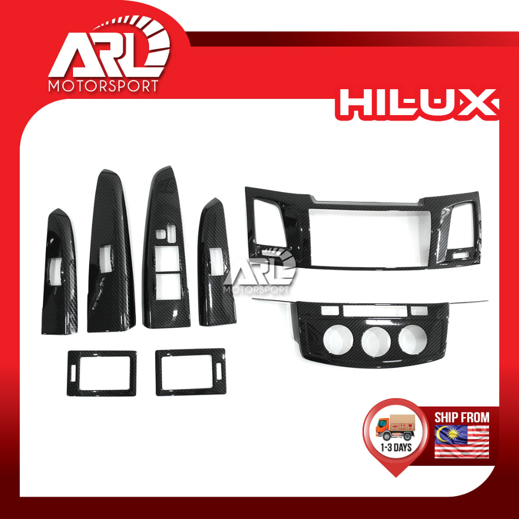 Toyota Hilux Vigo AN10 AN20 AN30 KUN25 KUN26 Interior Decoration Carbon ...