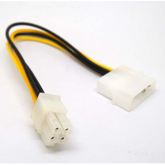 PC Computer Power Supply PSU EPS ATX/12V 4 pin IDE Molex to Motherboard ...