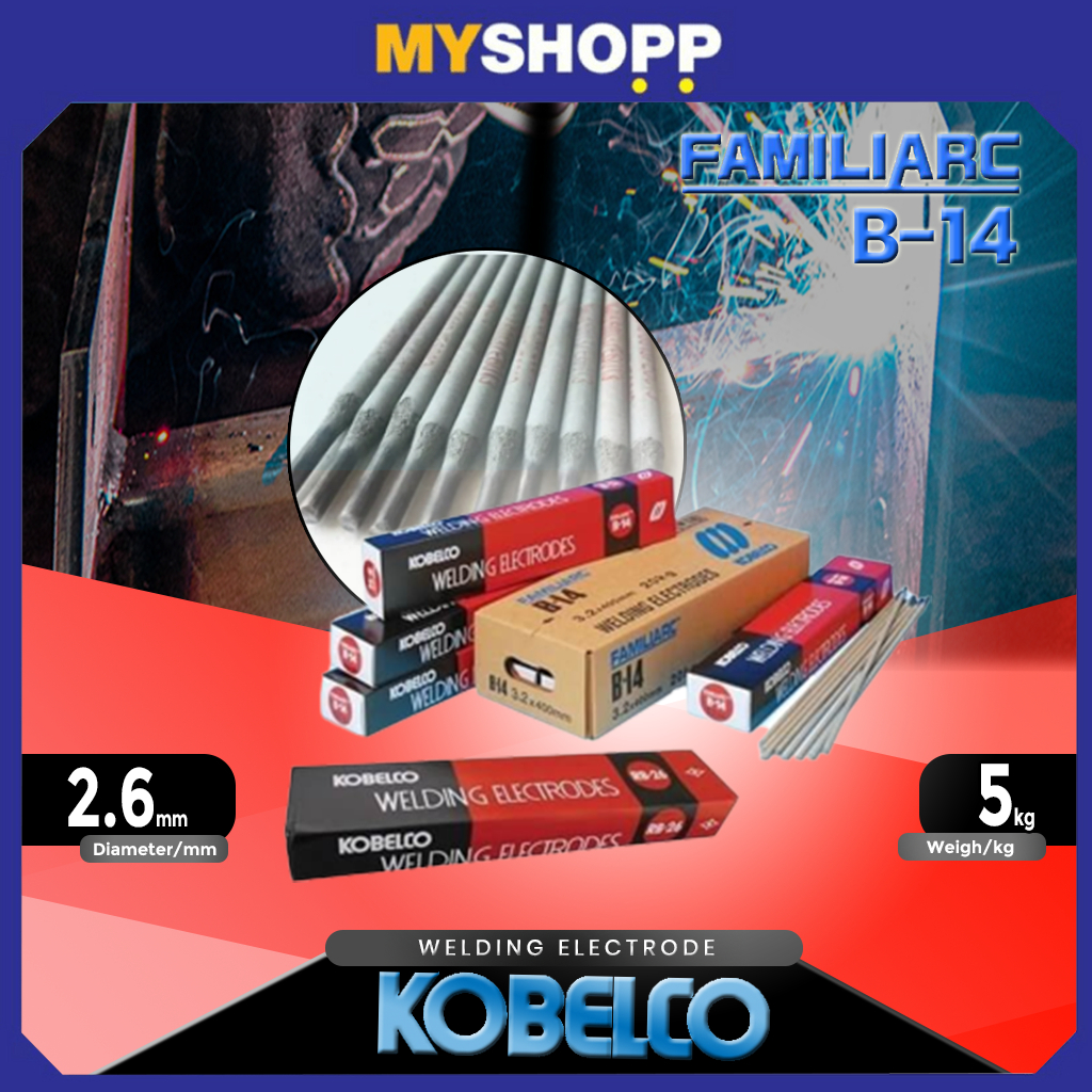 KOBELCO WELDING ELECTRODE RB26 2.6MM Electrode Ubat Welding Rod 5KG ...
