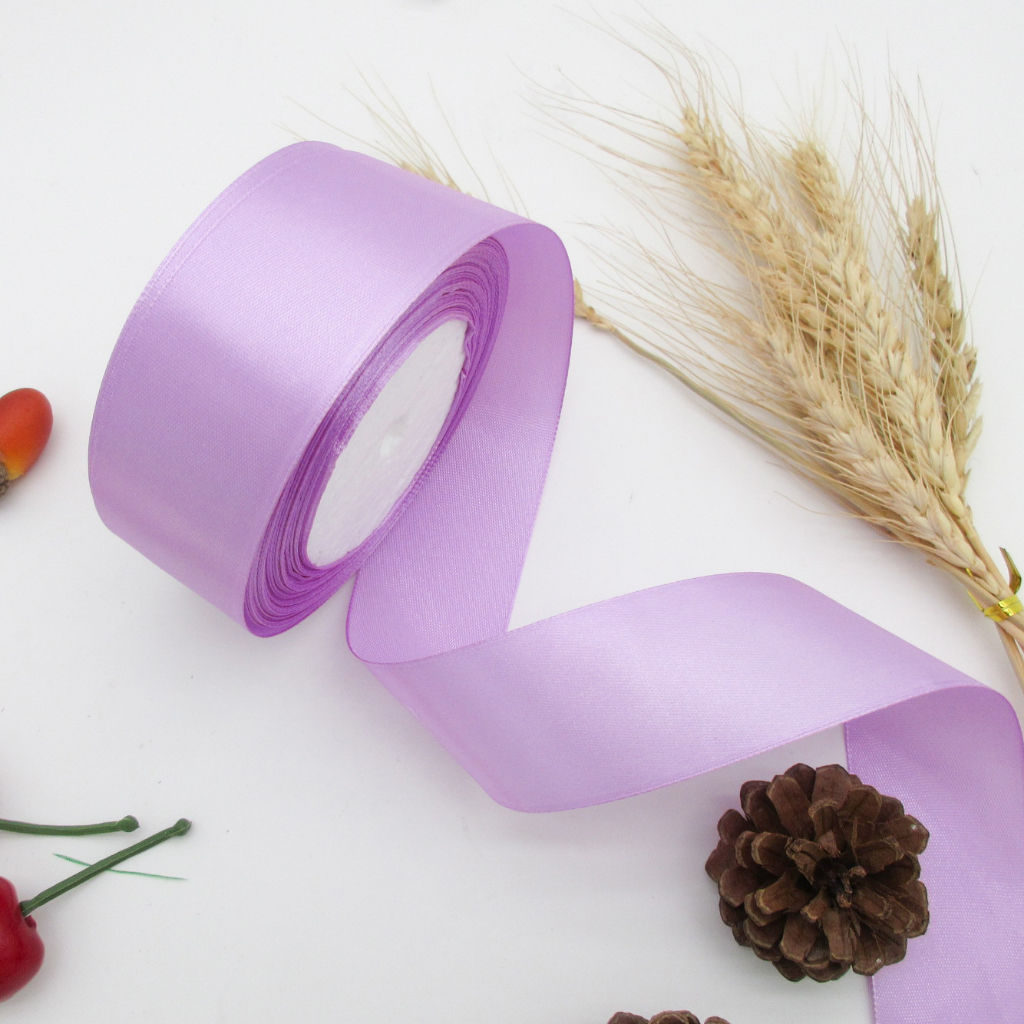 LocalReady Stock 4cm 22m I Satin Ribbon Reben I Hiasan I Birthday I ...