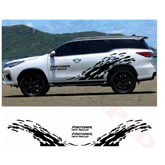 toyota FORTUNER CAR BODY STICKER 1SET | Shopee Malaysia