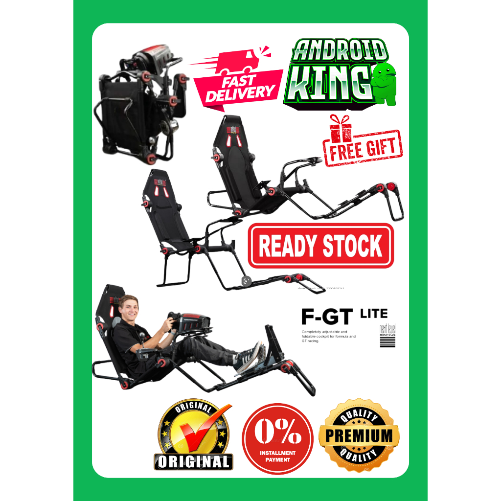 FGT LITE Thrustmaster Logitech Simagic Rig Simulator Wheel Cockpit ...