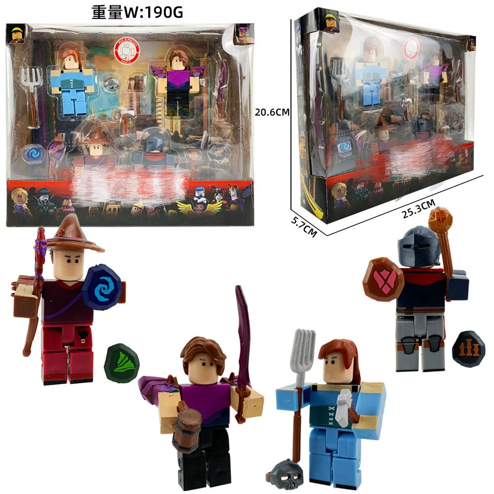 [WAWA] ROBLOX Virtual World Game Puppet Building Block Doll Figure Toy ...