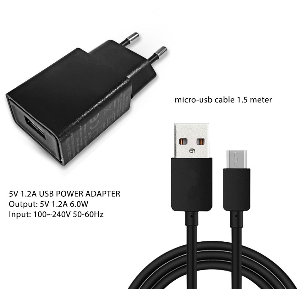 USB Power Adapter 5V 1.2A + Micro-usb Cable 1.5 meter for SriHome CCTV ...