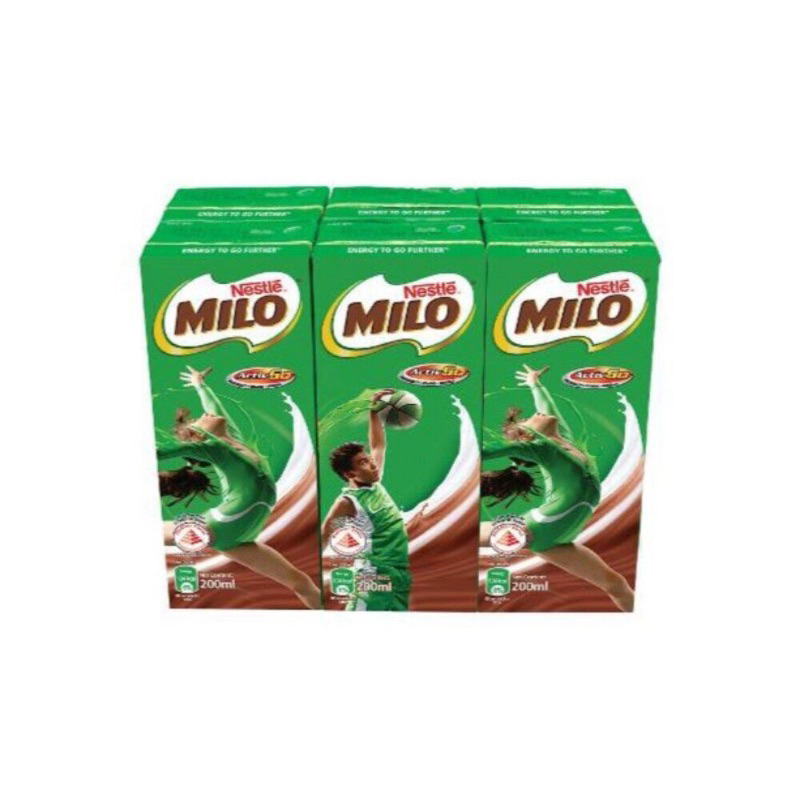 DutchLady Milo Chocolate Strawberry Full Cream Milo Coffee Nescafe UHT Milk (200ml x 6) Nestle ...