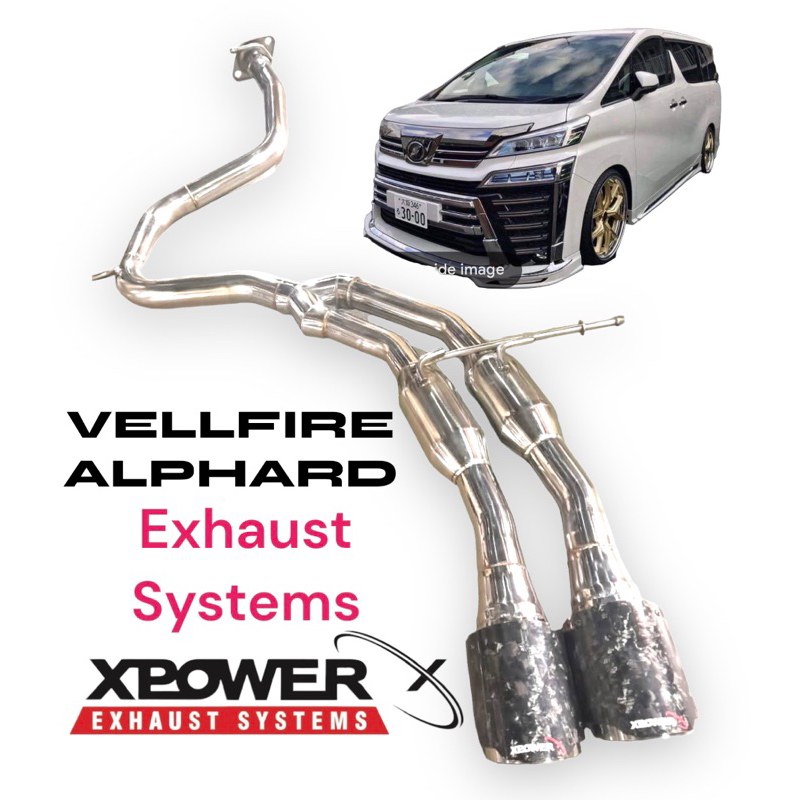 VELLFIRE ALPHARD FORGED CARBON EXHAUST | Shopee Malaysia