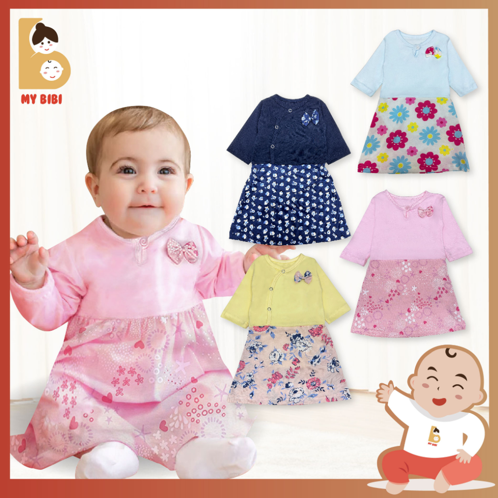 Romper Baju Raya Kurung Baby Girl Dress Raya Newborn Romper Raya Girl ...