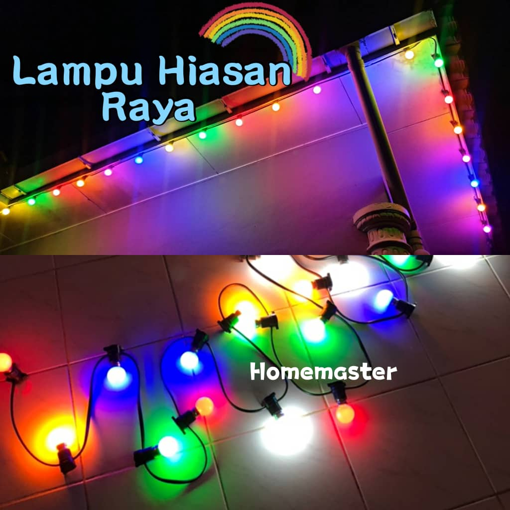 Lampu raya Panjang 8m /14m /20 Meter Jenis mentol lama /Jenis Led lampu ...