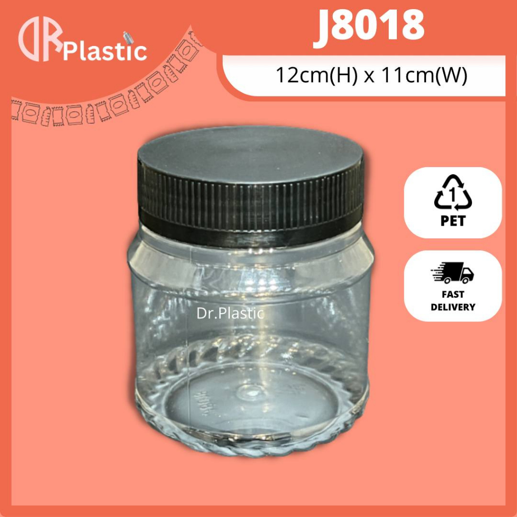 JAR J8018 | BALANG COOKIES / BEKAS CHOCOJAR / BEKAS SAMBAL / BEKAS KUIH RAYA / BALANG 8018 ...