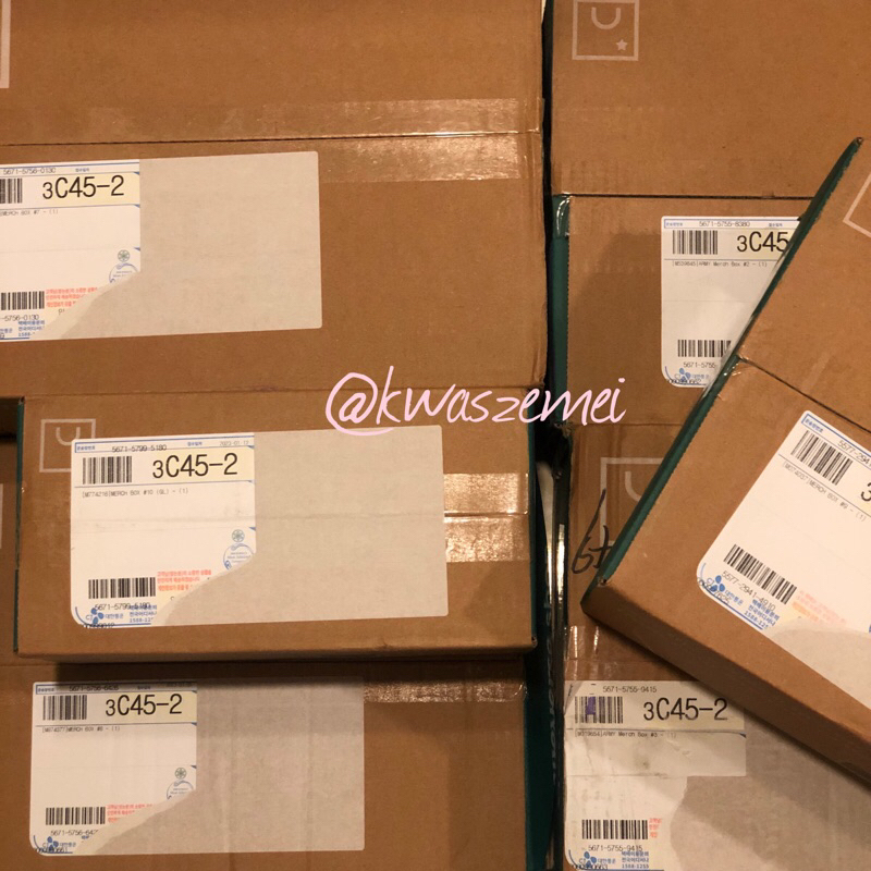 BTS Merch Box 16 15 14 13 12 11 10 9 8 2 (sealed full set) | Shopee ...
