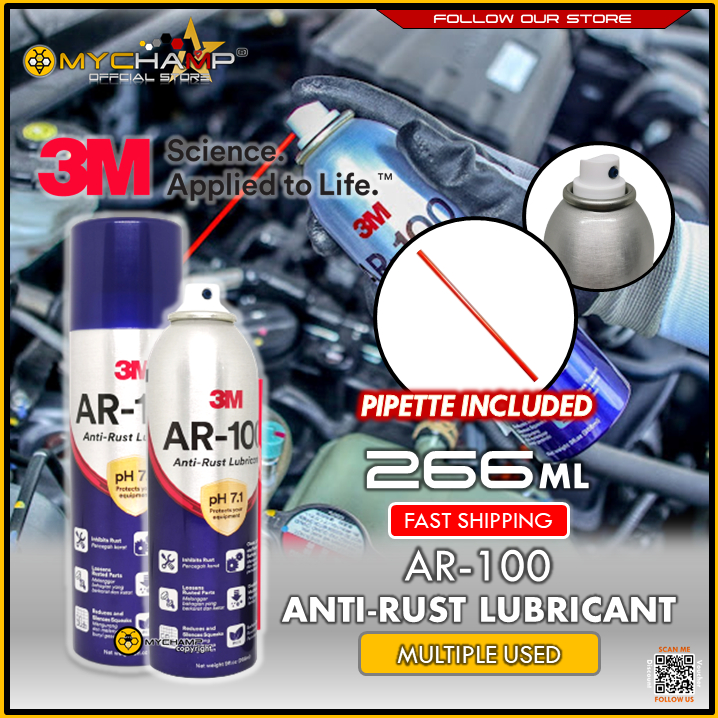 3M AR-100 Anti-Rust Lubricant Aerosol (266ml/9fl.oz) | Shopee Malaysia