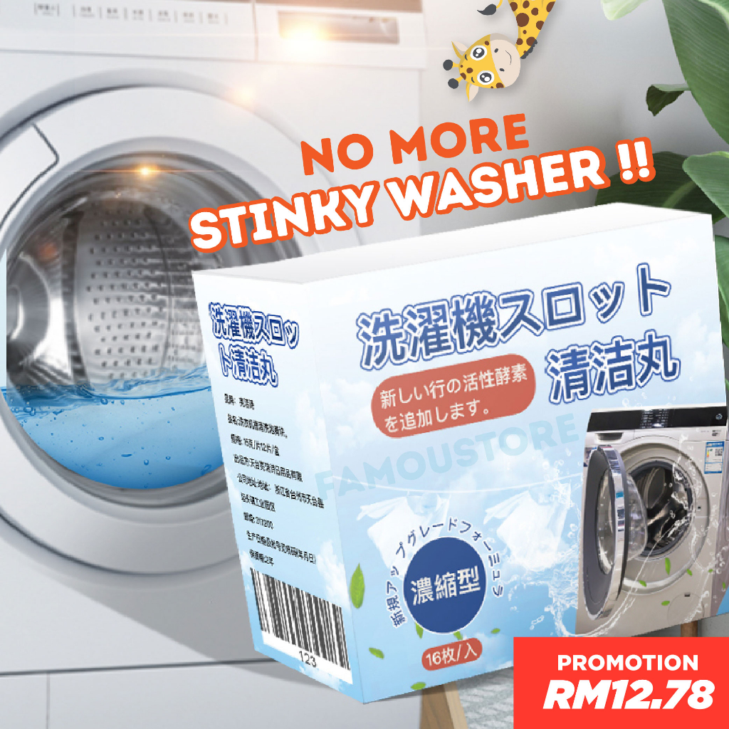 Washing Machine Cleaner Tablet Japan Wash Drum Washer Tub Cleaning ...