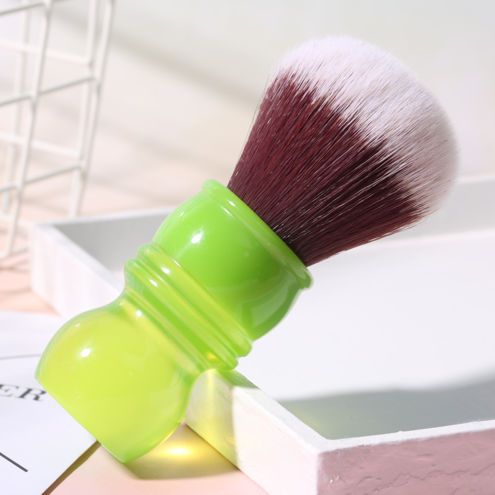 Yaqi Lime Green synthetic shaving brush (24mm knot) | Shopee Malaysia
