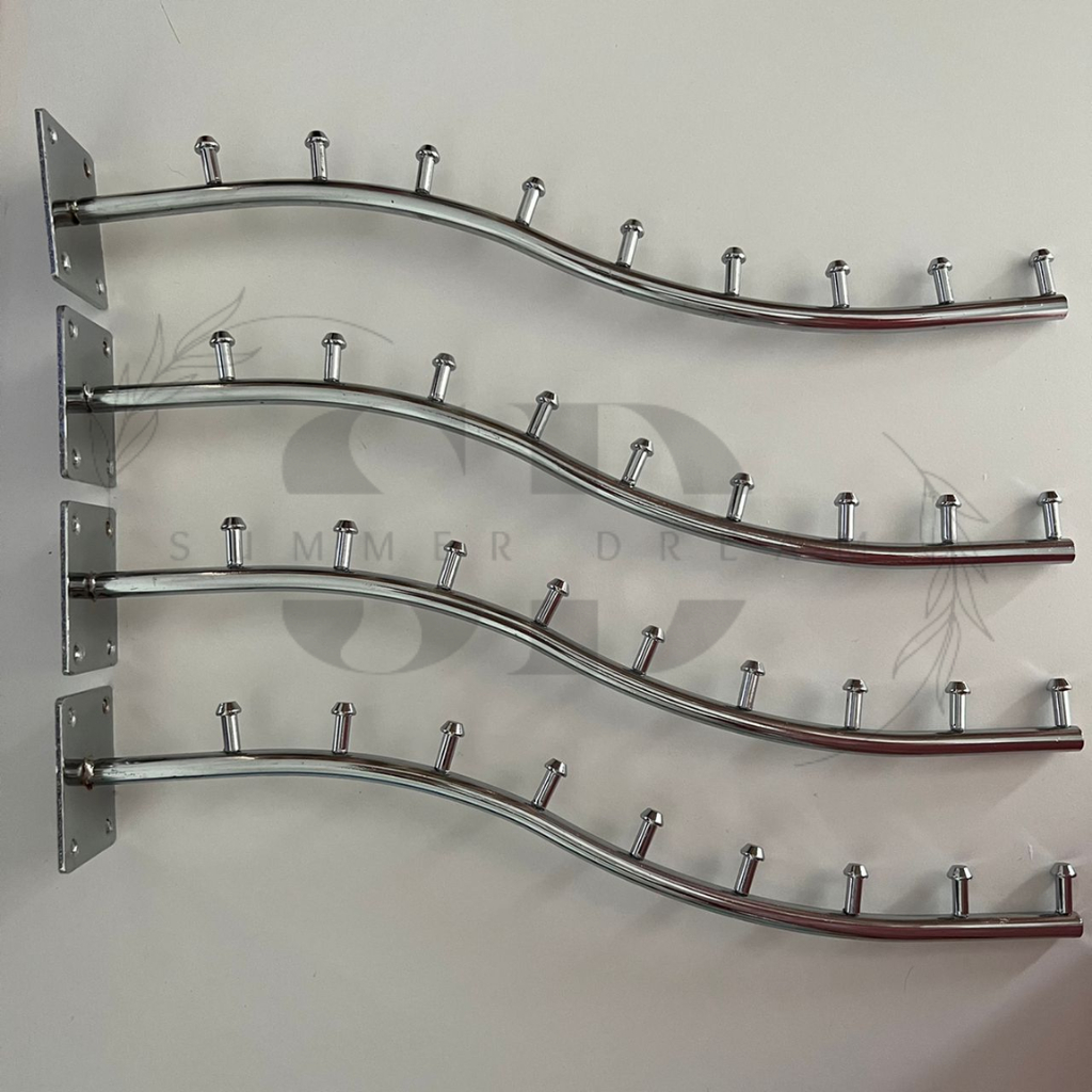 Wall S Waterfall Hook Hanger 9 Pins (Stock Clearance) | Shopee Malaysia