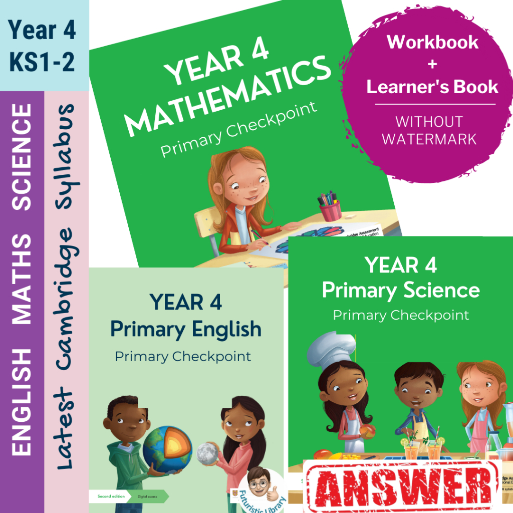 Hardcopy📦24🅿 Year 4 NEW Cambridge Primary English Science Mathematics ...