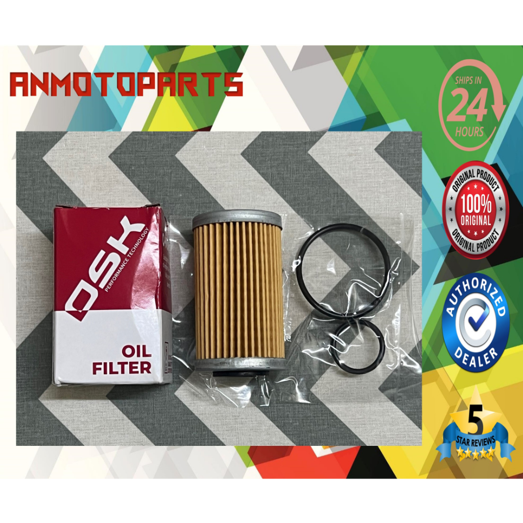 PROMOSI!! 100% Original OSK Oil Filter Untuk KTM 200/250/390, Pulsar 200 & Dominar 400 + 2 o ...