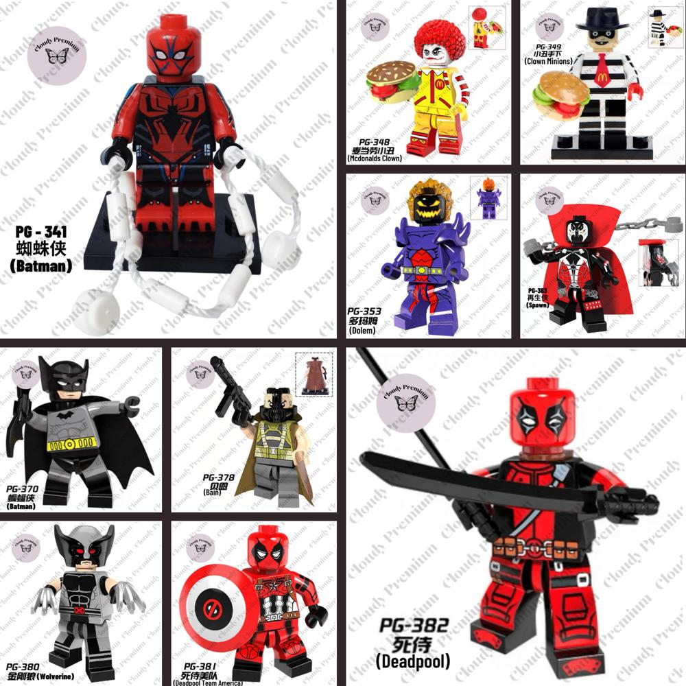 [Ready Stock] Minifigure Building Blocks Batman Minifigure Collection ...