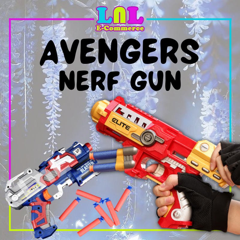 LNL Avengers Toy Gun Iron man Spiderman Toys Pistol Senapang Mainan ...