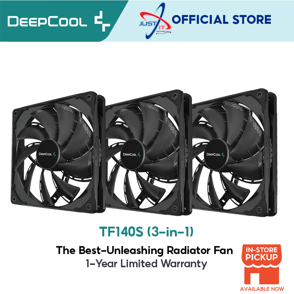 DEEPCOOL TF140S (3 in 1 Pack) RADIATOR FAN | Shopee Malaysia