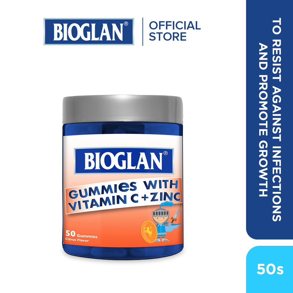 Bioglan Kids Gummies Vitamin C + Zinc (50's) | Shopee Malaysia