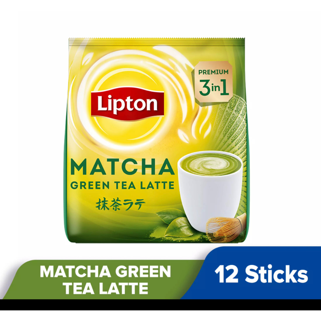 Lipton Milk Tea 3 in 1 Matcha Green Tea 12sachets | Shopee Malaysia