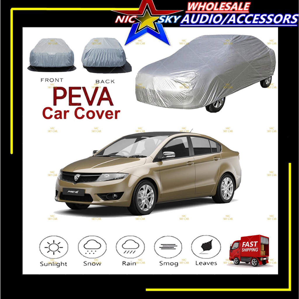 Proton Preve Peva Protection SunProoF & Waterproof Car Cover Size L ...