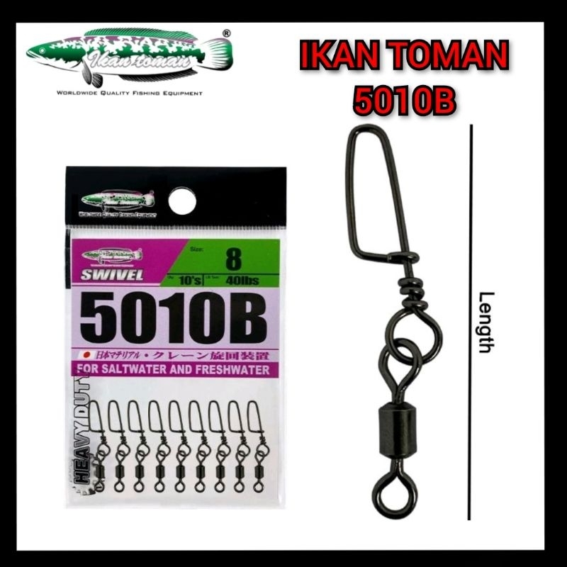 (MADE IN JAPAN) Kekili pancing ikan Toman Swivel 5010B Saltwater ...