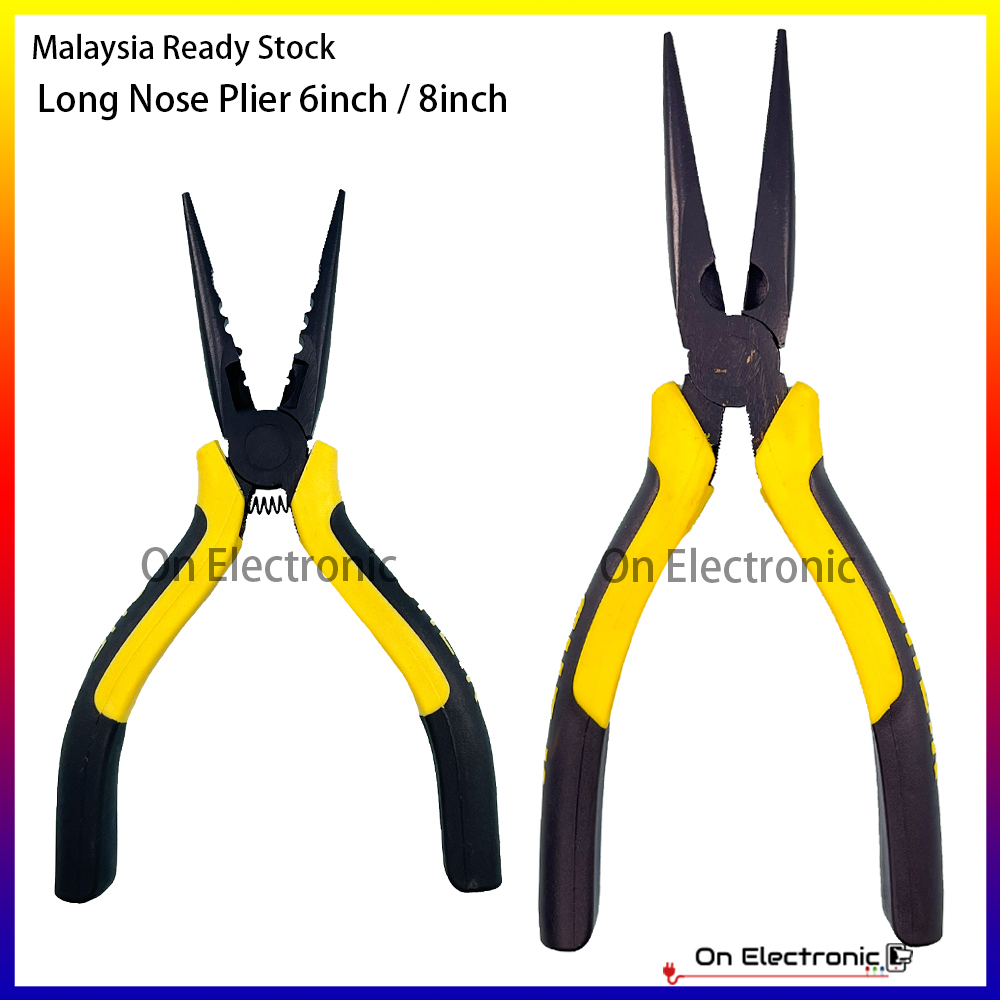Long Nose Plier Playar Muncung Tirus 长嘴钳 6 inch and 8 inch | Shopee Malaysia