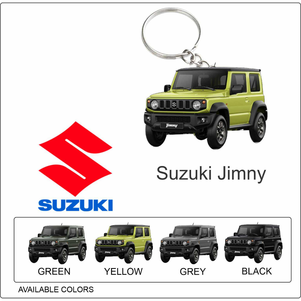 suzuki jimny jeep 4x4 off-road keychain 2d jimmy | Shopee Malaysia